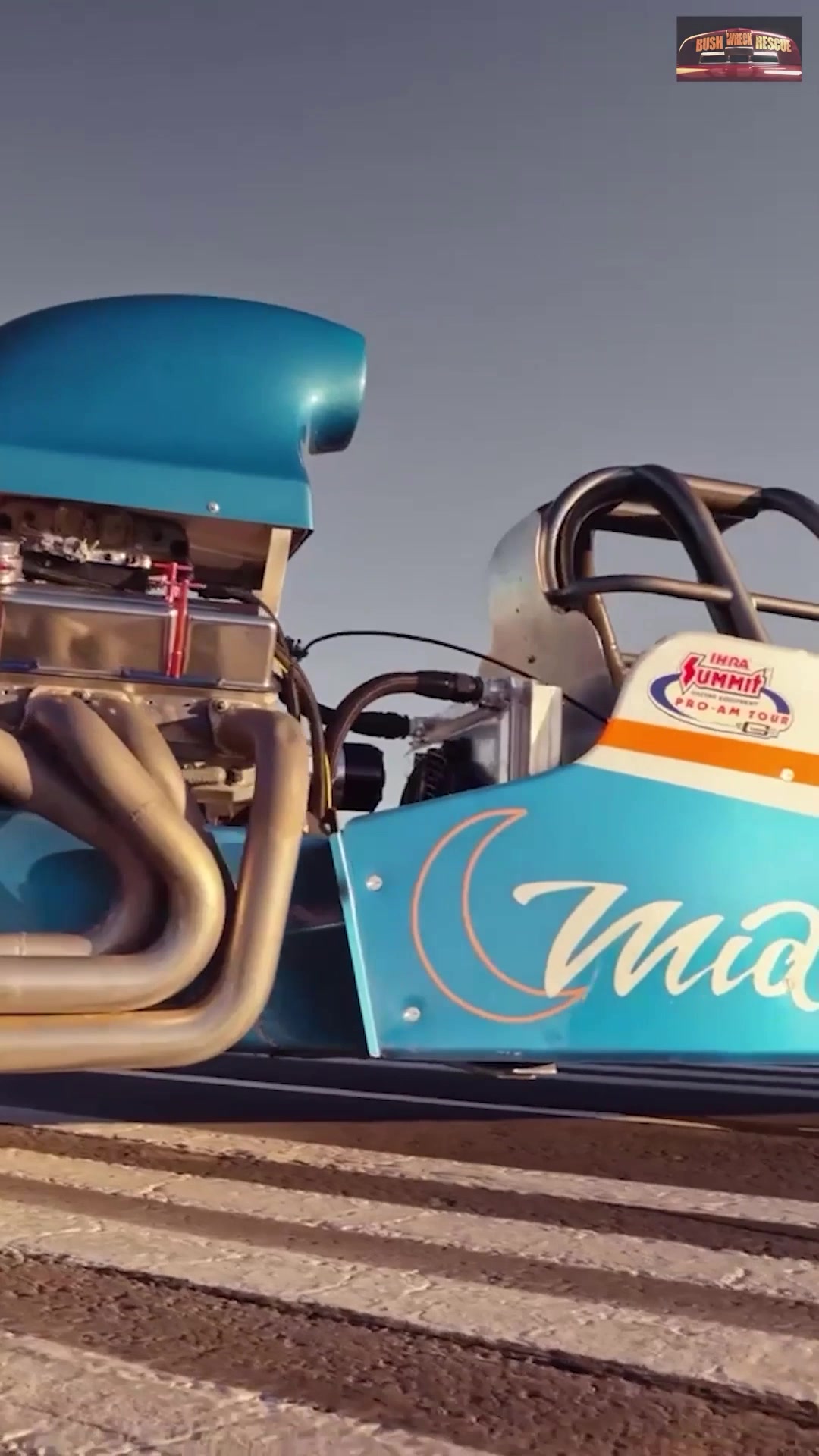 5000 pounds of downforce in drag racing