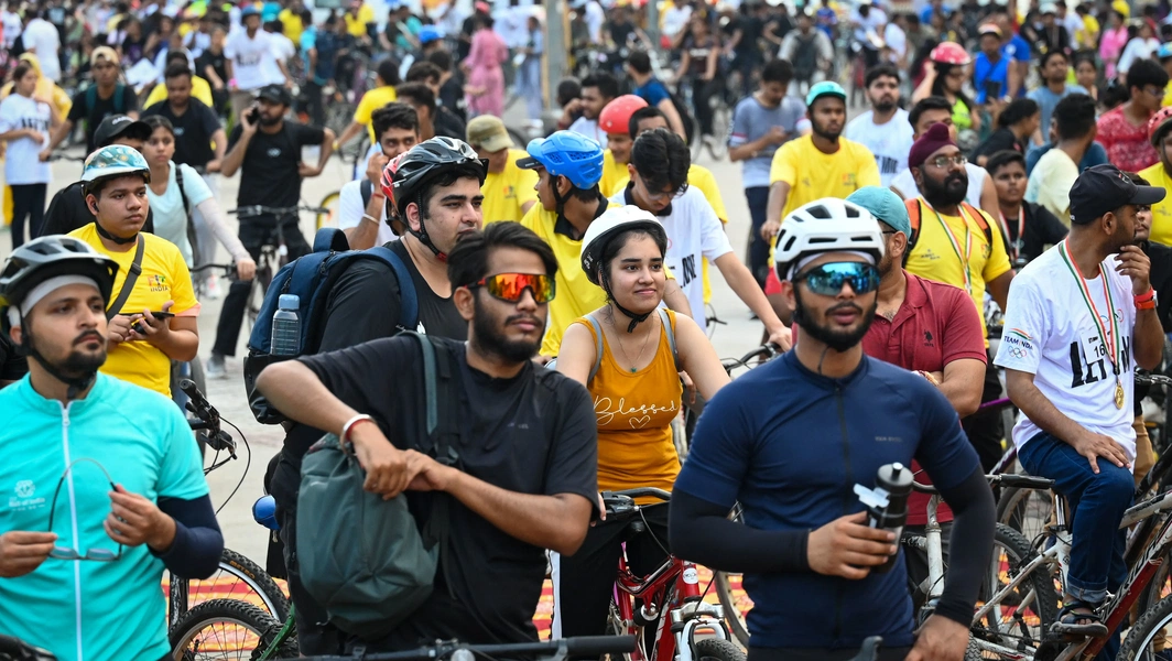 Over 4 lakh join nationwide cycling drive for World Bicycle Day