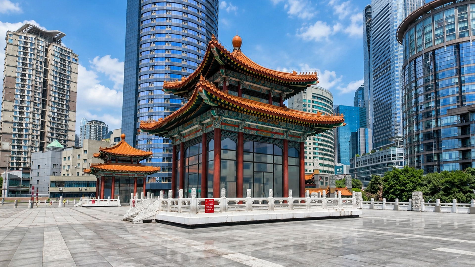 China’s layered pavilion hides a city where floors become confusing