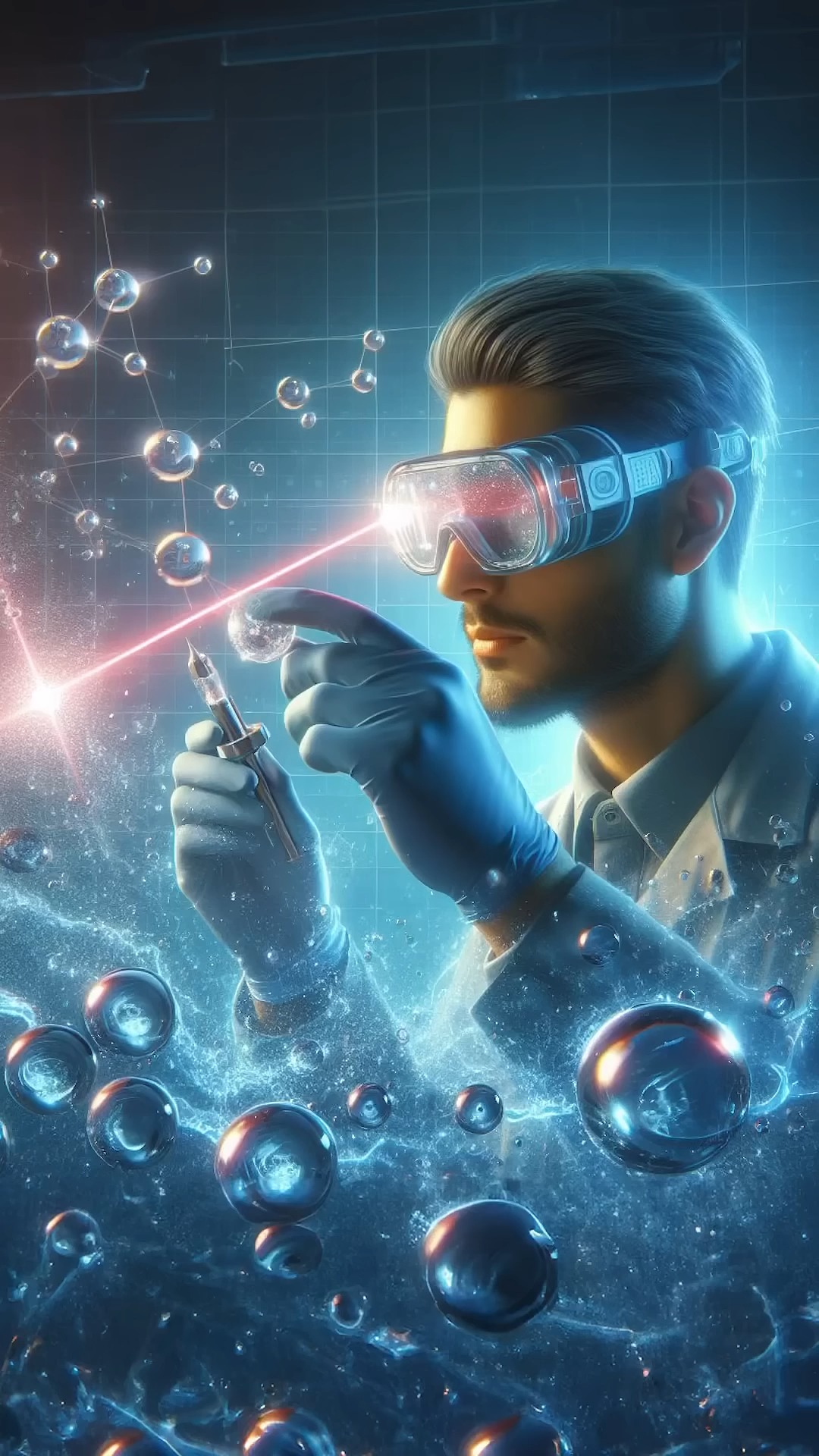 I split water molecules with my bare hands