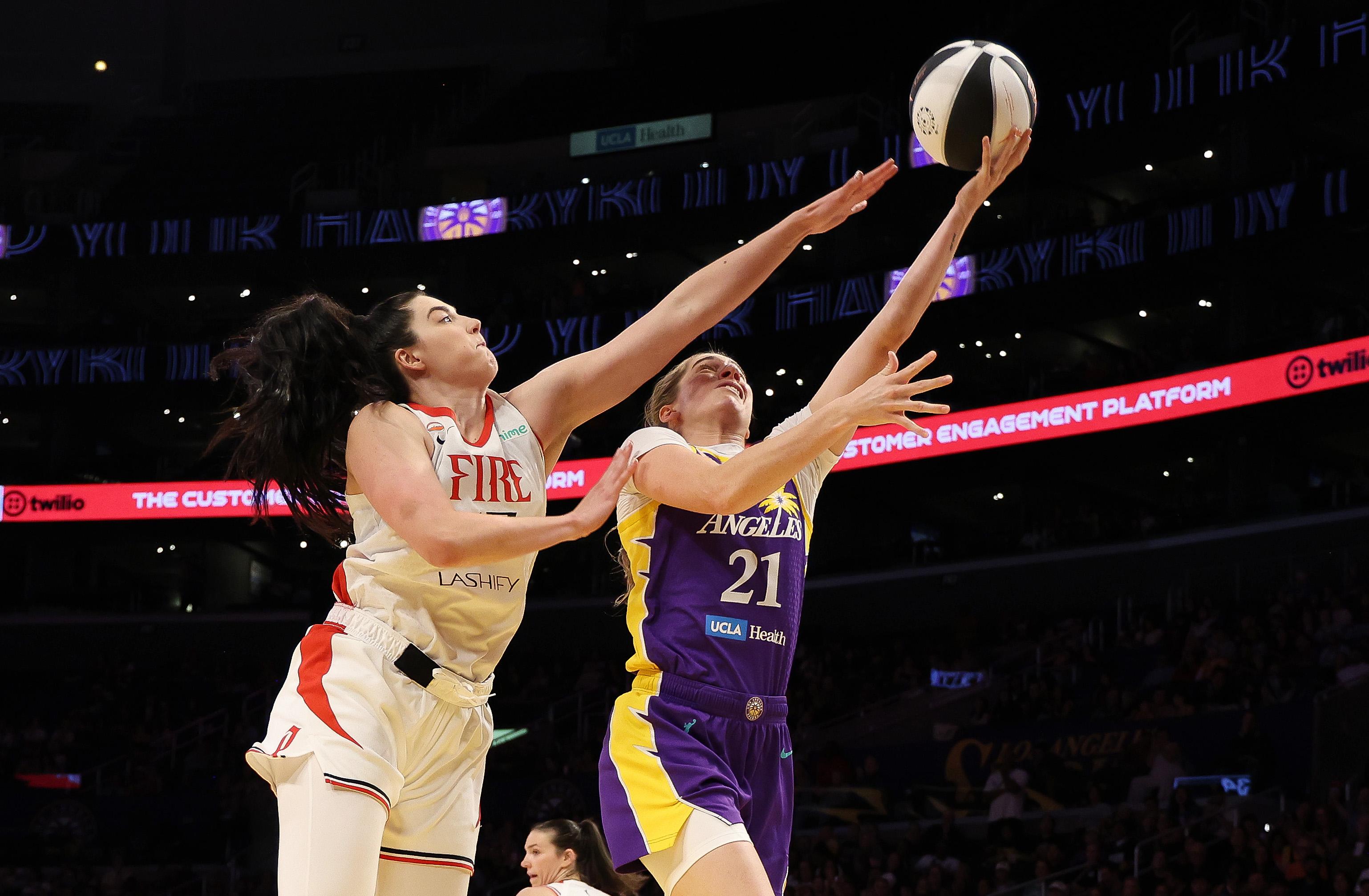 Portland Fire Unravel Versus LA Sparks in Second Half