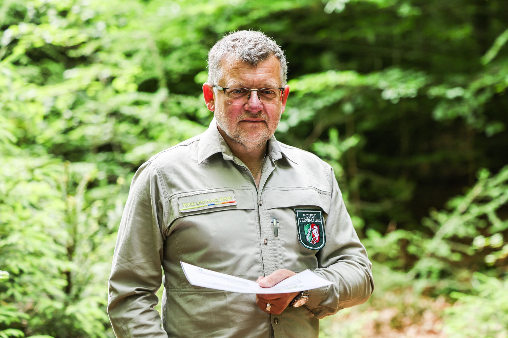 Mit Zollstock und Kompass: Wie der Wald vermessen wird