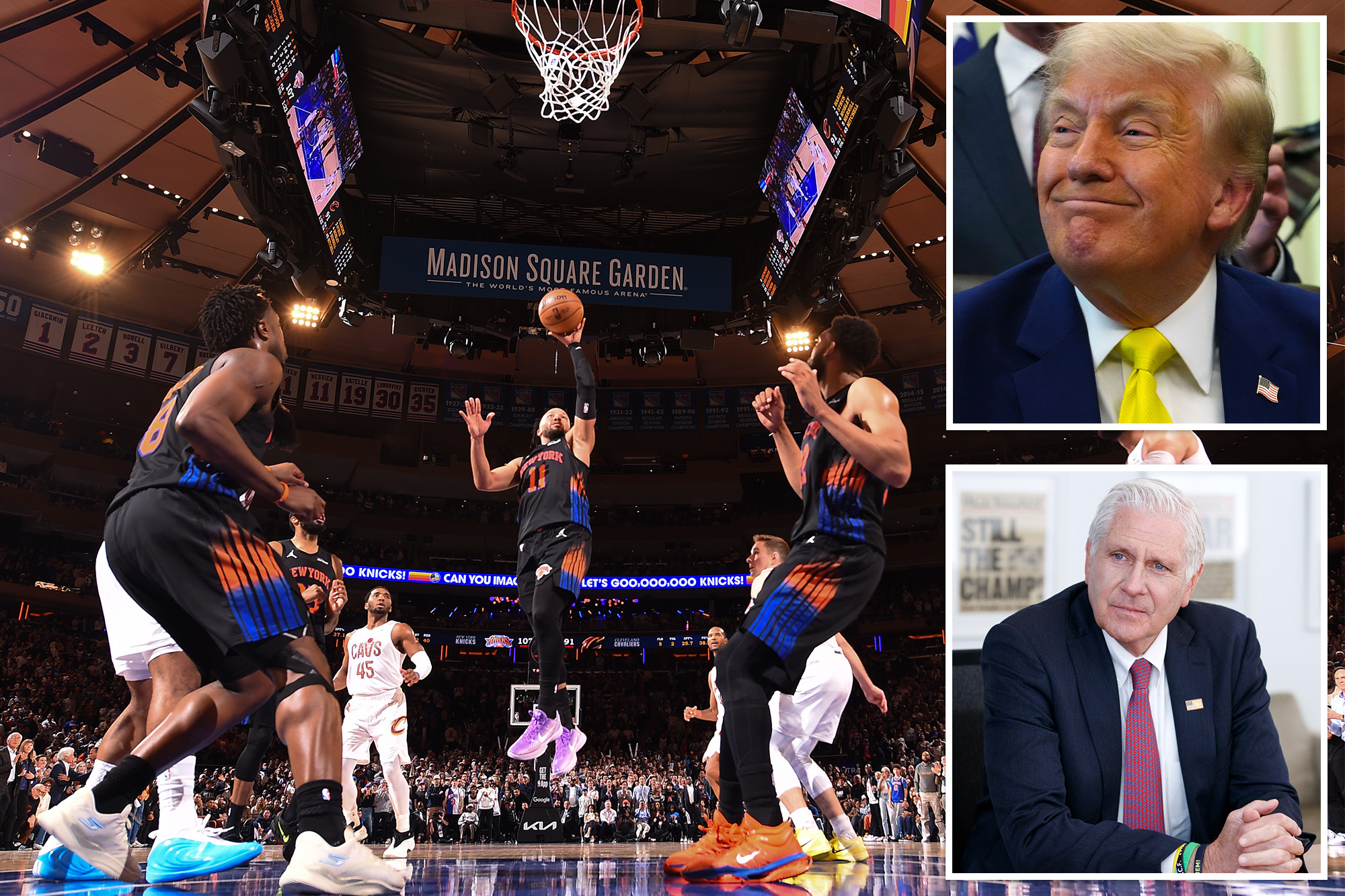 GOP gov hopeful Bruce Blakeman will join Trump to cheer Knicks at MSG ...