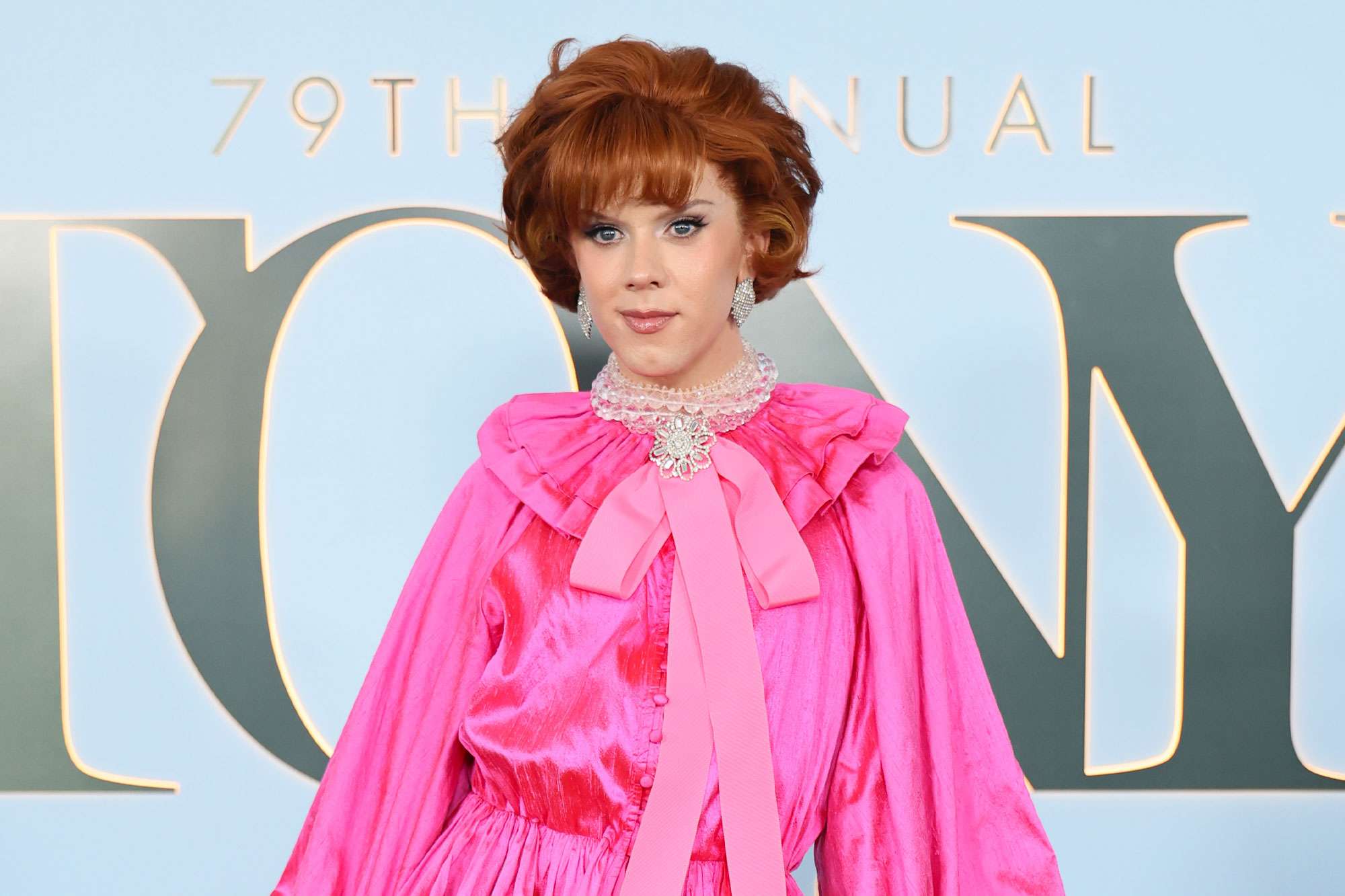 Cole Escola wows in voluminous 'Ibuprofen' pink coordinating set and ...