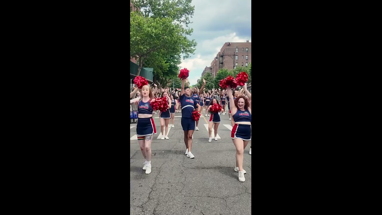 NYPD Commissioner Tisch joins Jackson Heights Pride parade