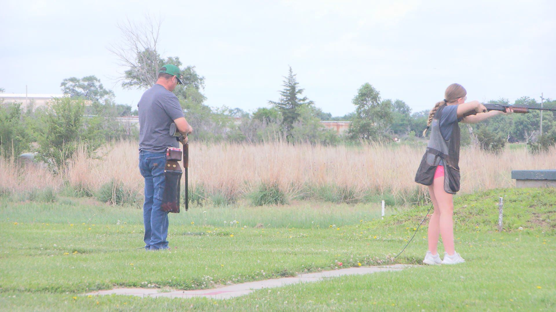 High school seniors compete in state clay target shooting competition
