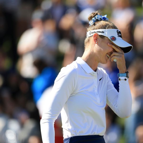 Nelly Korda wins US Women's Open as last putt just falls in