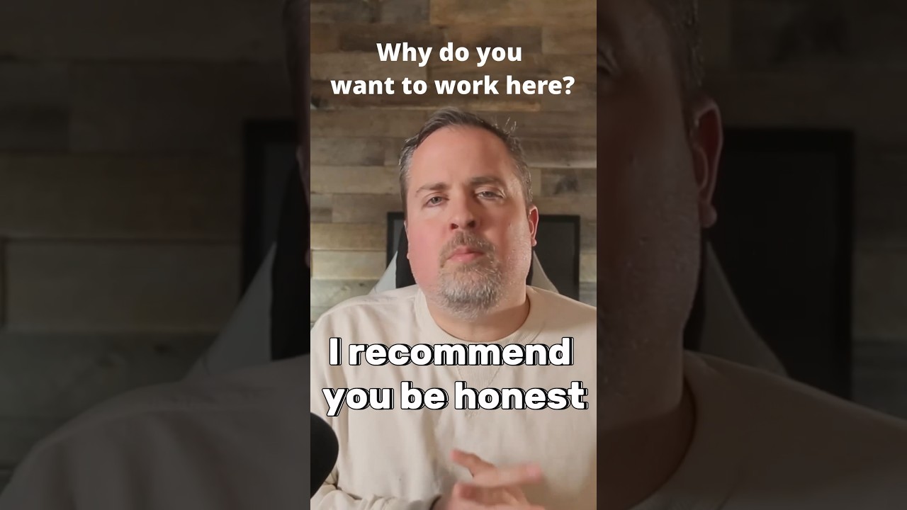 How to answer "Why do you want to work here?" job interview question