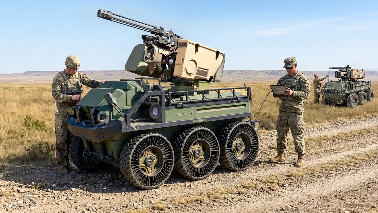 US Army testing brand new scary ground combat robots