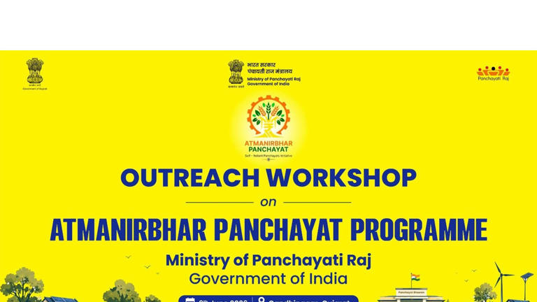 Atmanirbhar Panchayat Programme workshop in Gandhinagar on June 9