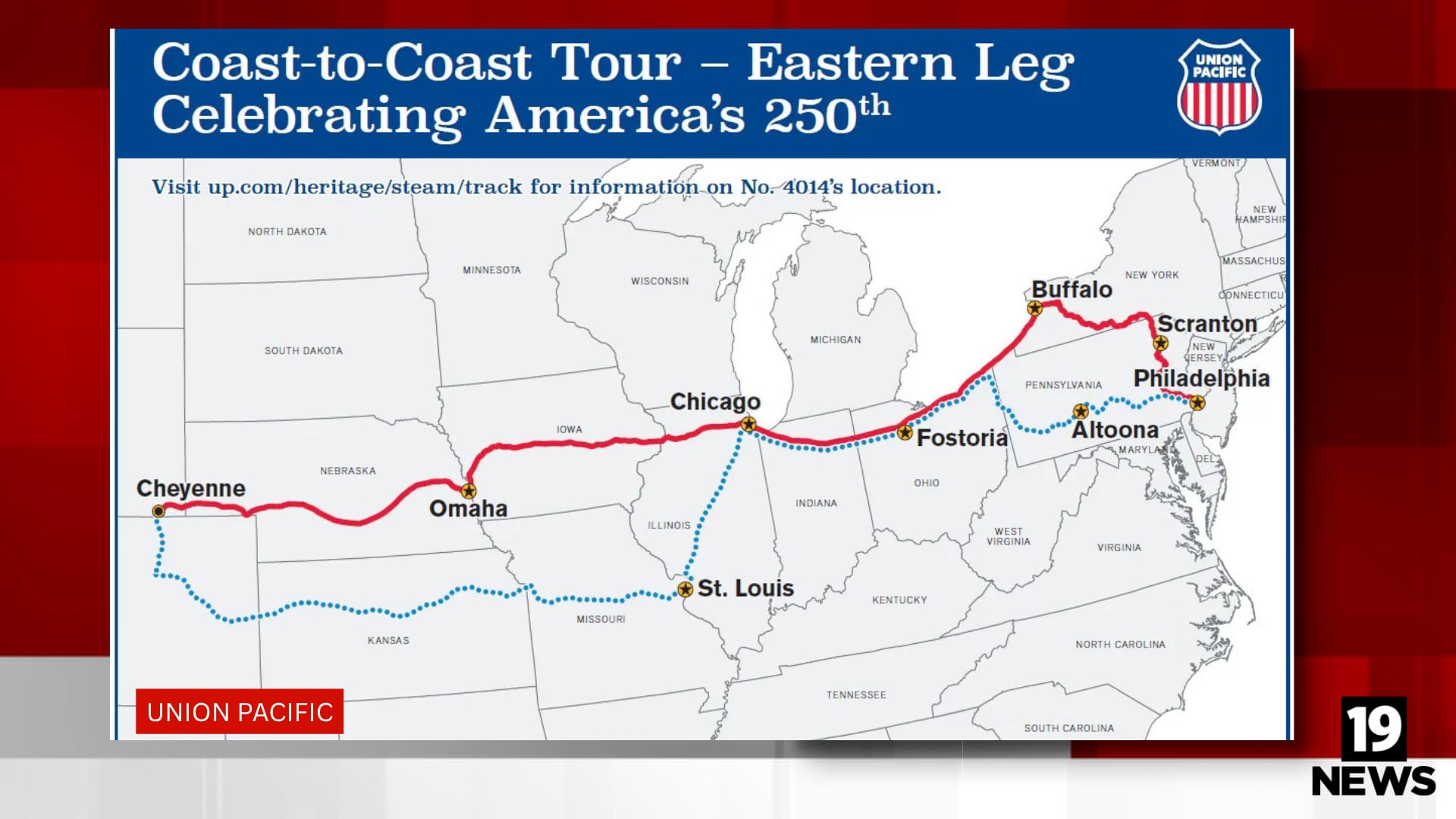 Union Pacific Big Boy locomotive No. 4014 to stop in Northeast Ohio ...