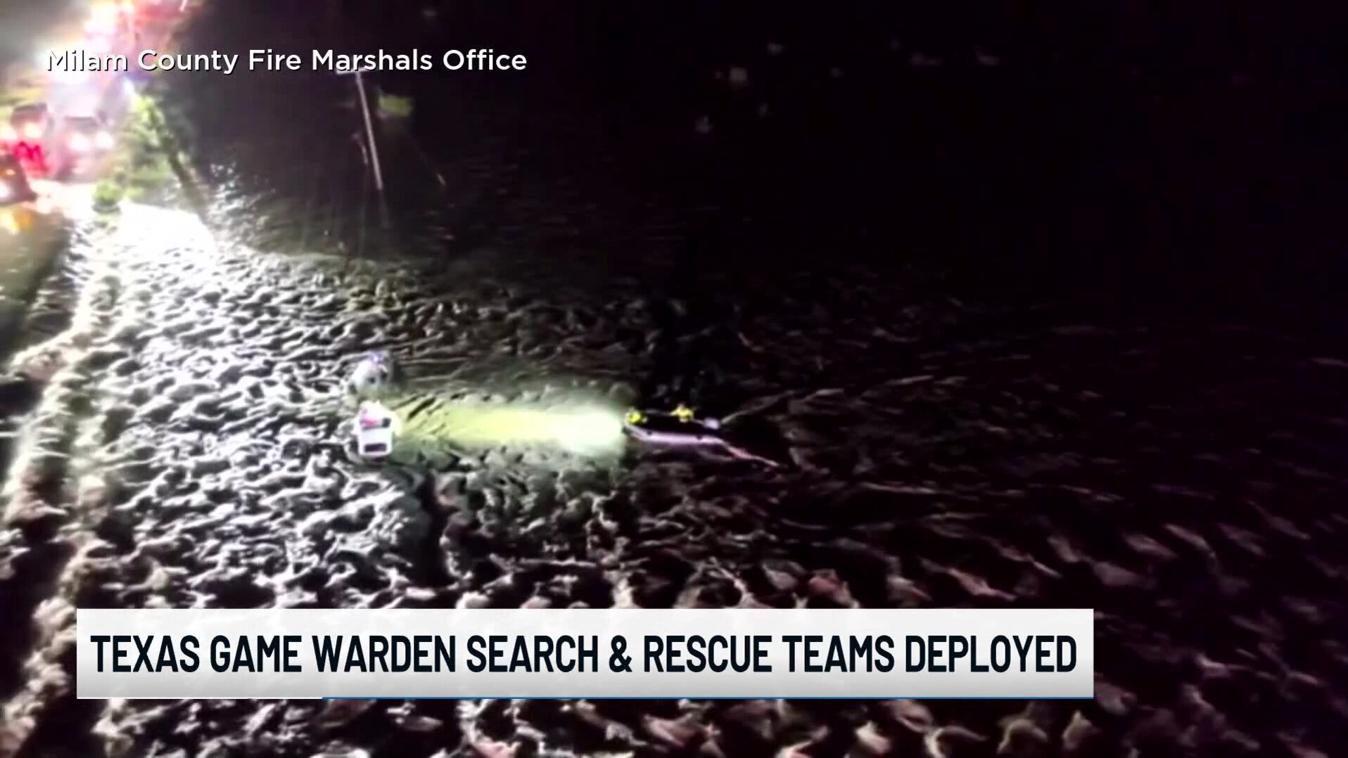 Multiple people rescued from floodwaters in Milam County
