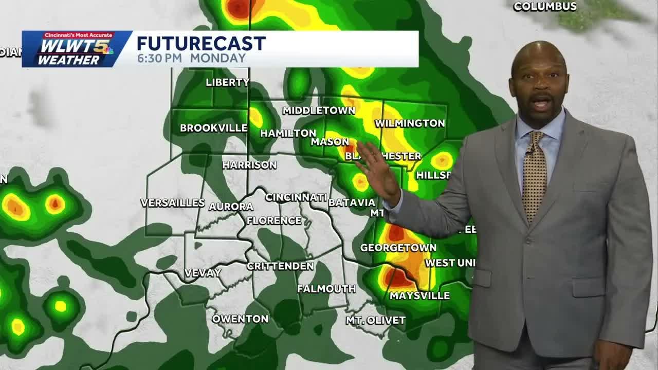 Cincinnati weather update - increasing humidity and rain chances
