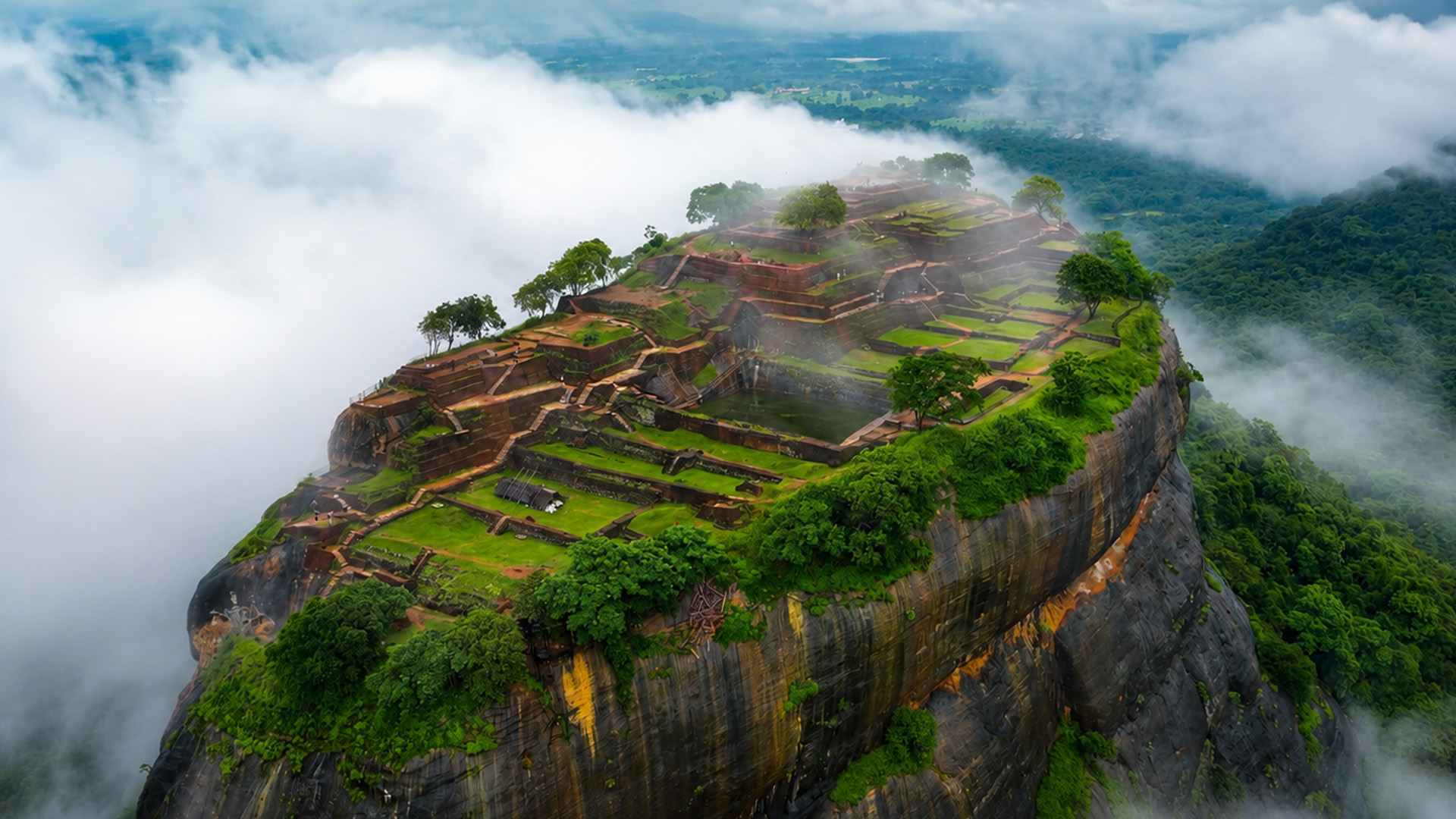 Why build a palace so high above the forest?