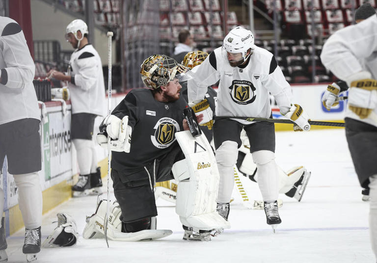 Carter Hart wears 'Tombstone'-themed mask for Golden Knights' playoff run