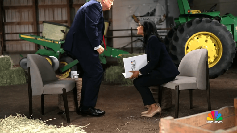 Trump walks out of NBC interview after being pressed on 2020 election ...