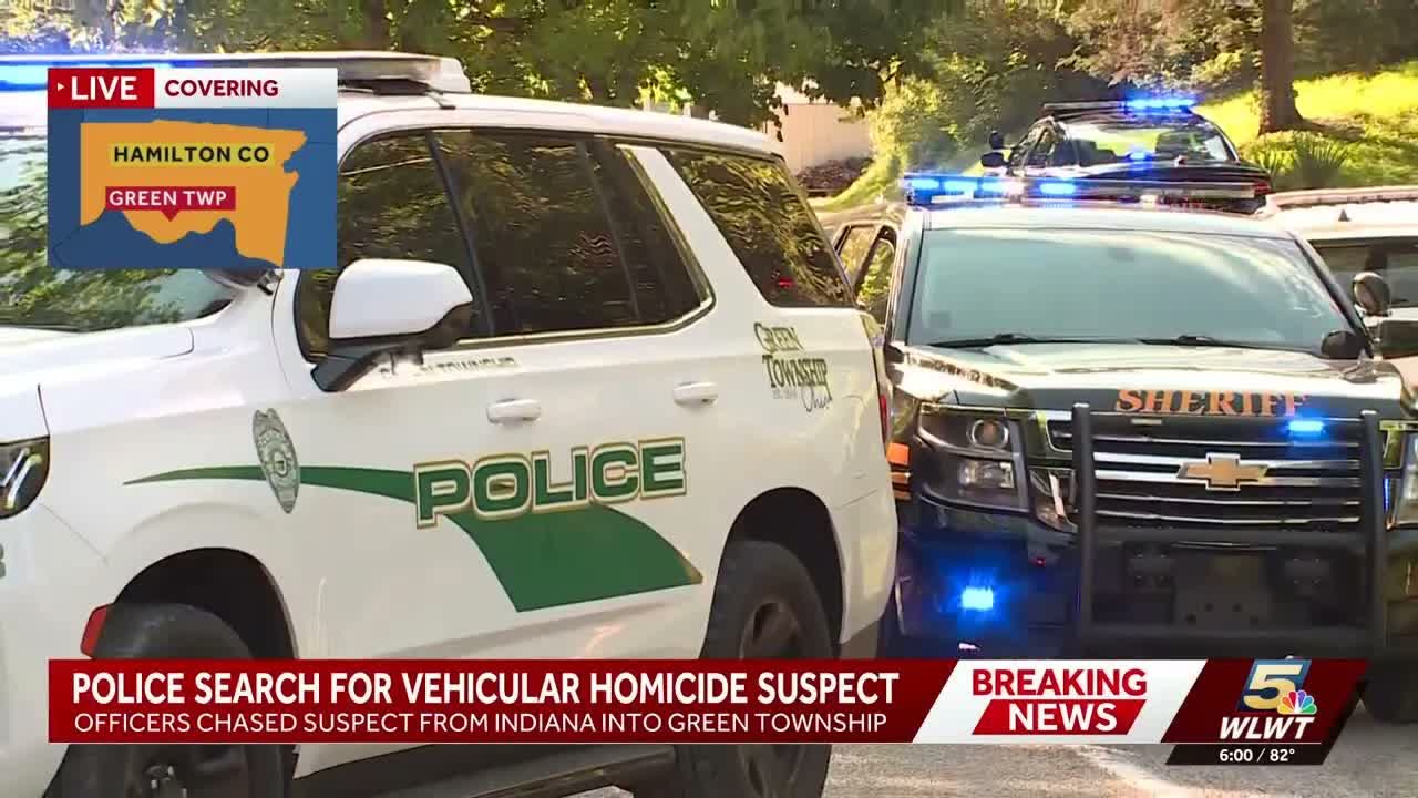 Police search for vehicular homicide suspect after Indiana chase