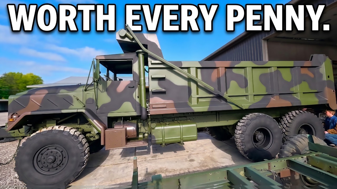 We blew the budget on a custom 6x6 dump truck!