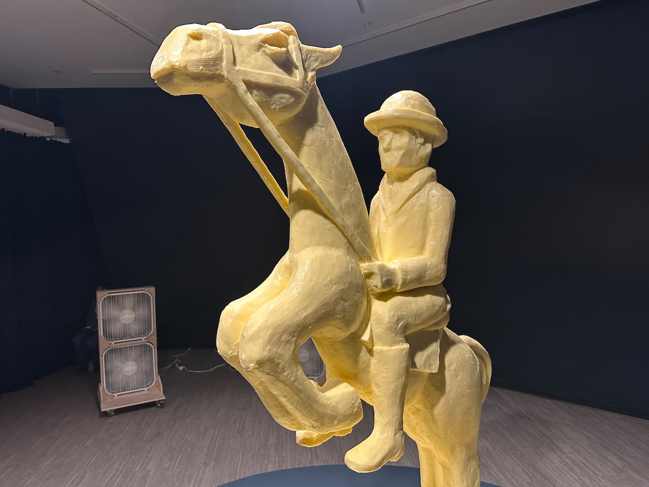 Calgary cowboy butter sculpture highlights how power melts away over time