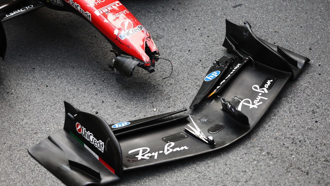 Brake failure and track damage force Monaco GP red flag