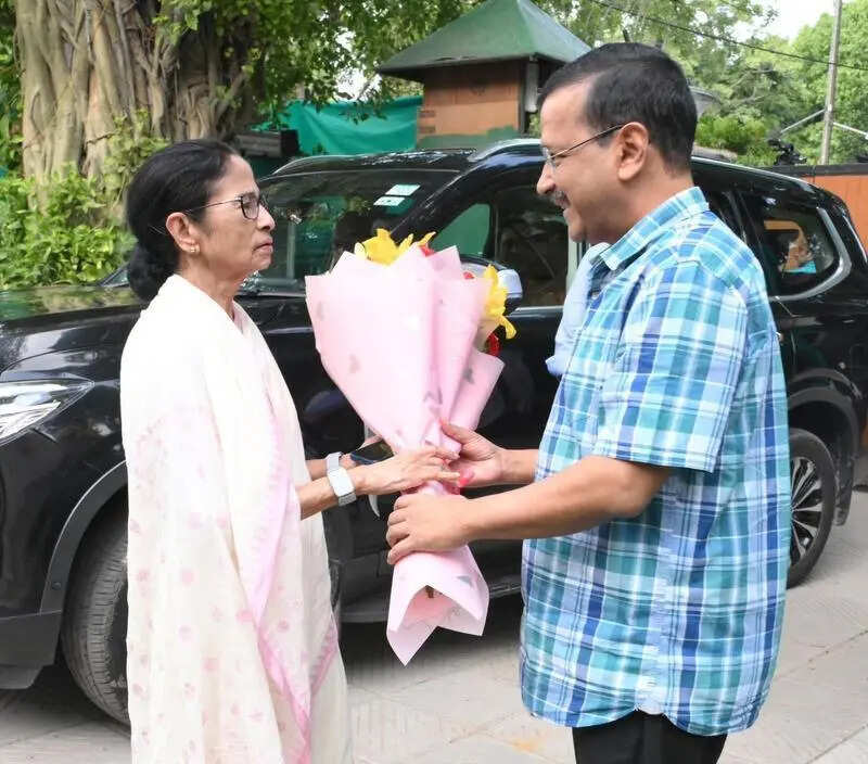 Didi leaves for Delhi early, KMC councillors’ meeting called off