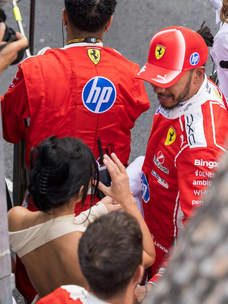 Kim Kardashian supports Lewis Hamilton after Monaco Grand Prix heartbreak