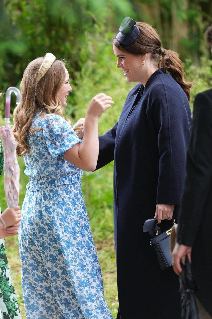 Princess Eugenie shares a tender moment with Zara Tindall's daughter ...