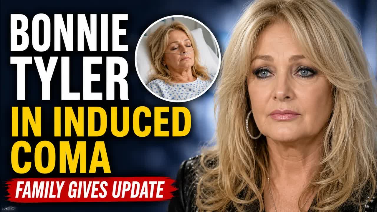 Bonnie Tyler placed in induced coma after emergency surgery