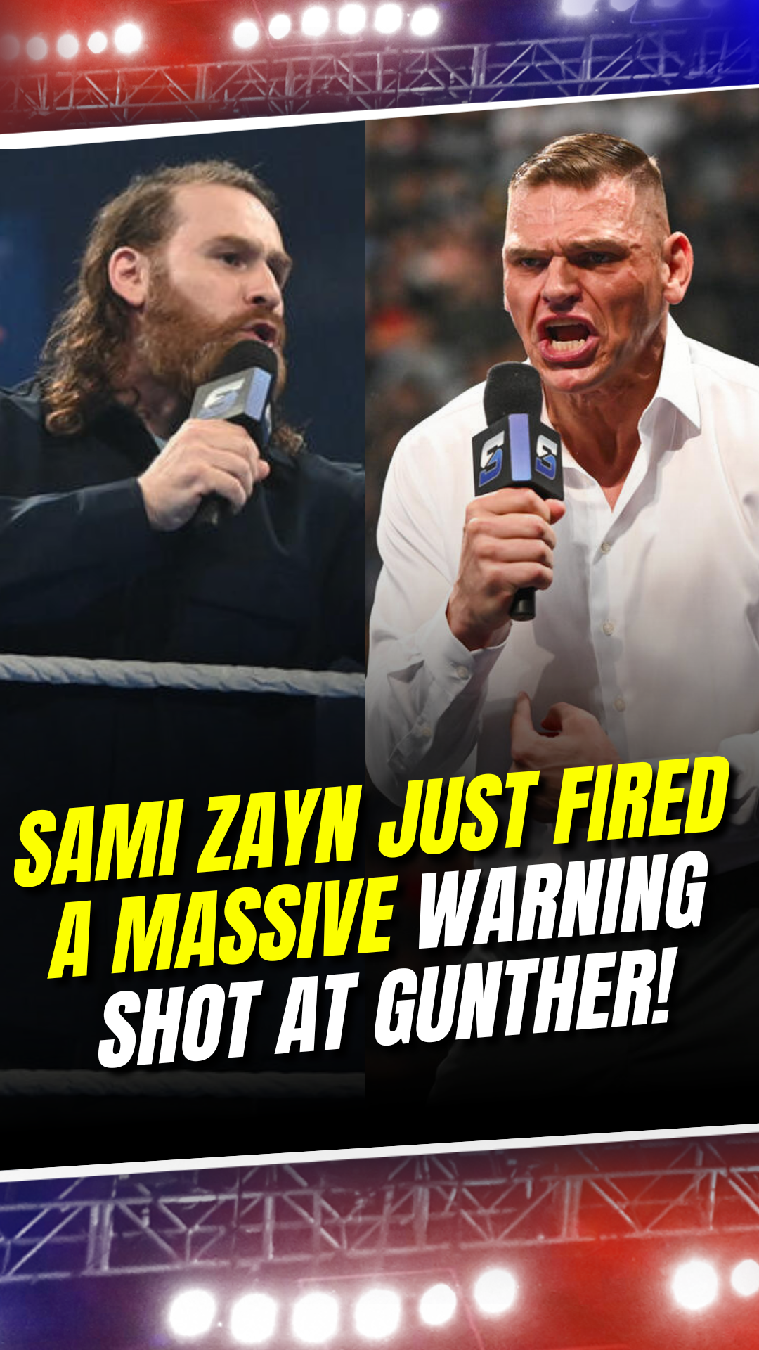 Sami Zayn fires back at Gunther after humiliating moment #SamiZayn # ...