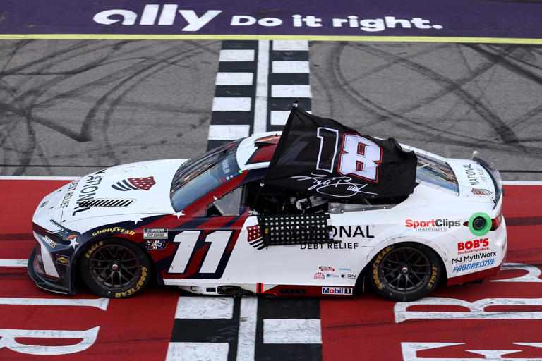 Denny Hamlin ties Kyle Busch in career NASCAR Cup victories with ...