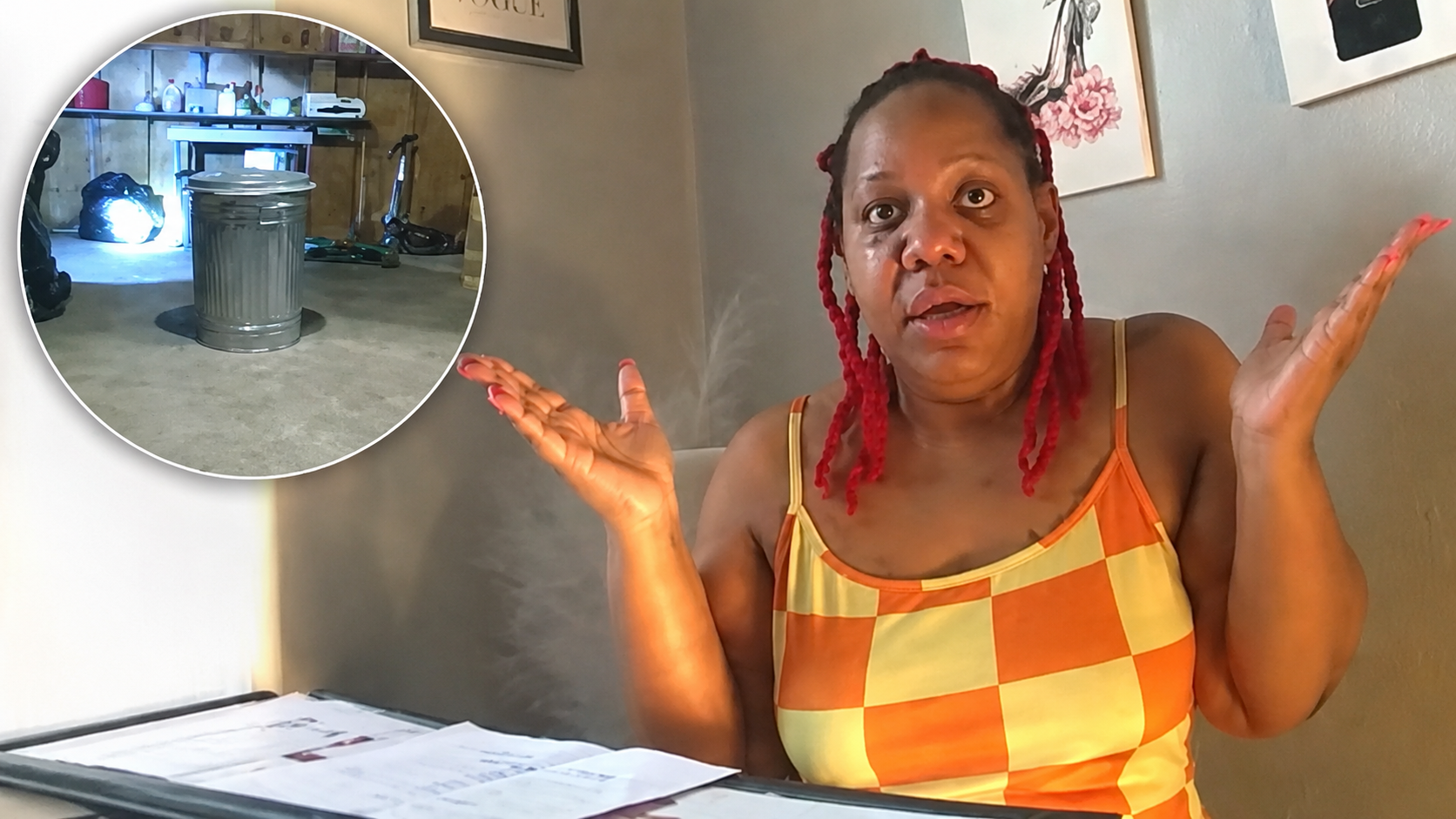 She denied her son existed until police checked the trash