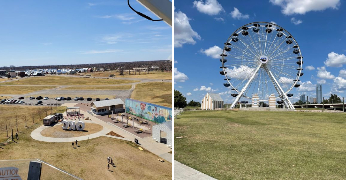 Oklahoma has a 100-foot Ferris wheel straight from the Santa Monica Pier
