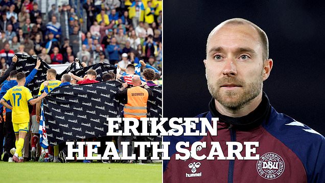 Christian Eriksen collapses in Denmark Ukraine game