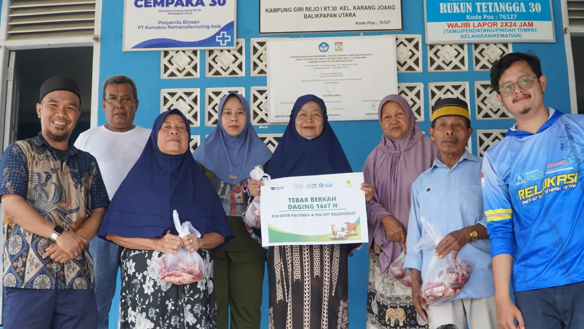 Tebar berkah Iduladha 1447 H, PLN salurkan 283 kilogram daging kurban ...