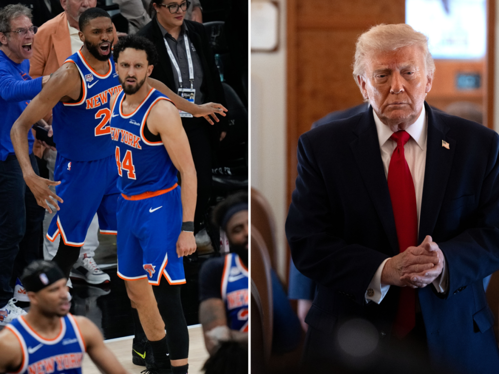 Knicks fans angry over disruption caused by Trump Game 3 attendance