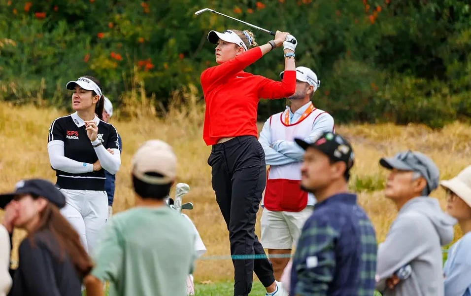 Korda and Kim tied atop US Women’s Open leaderboard