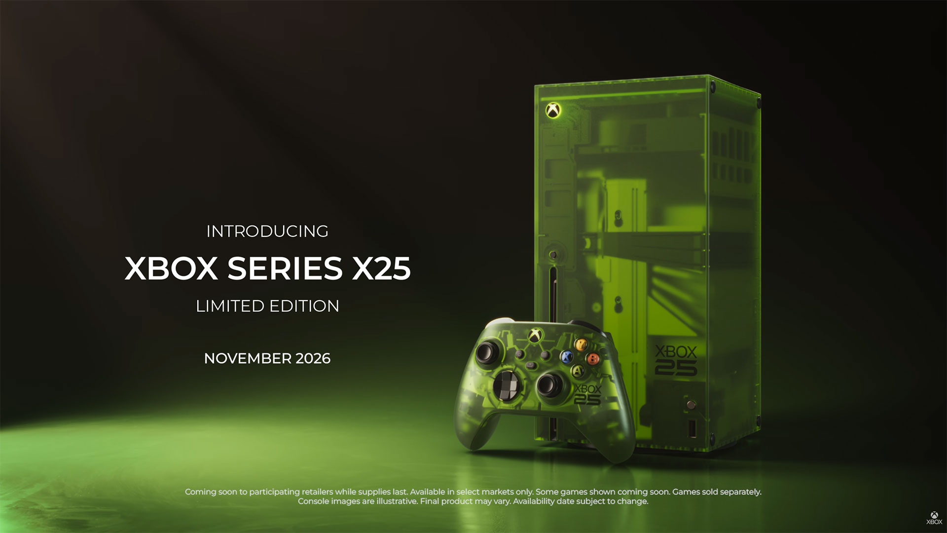 Xbox reveals OG green 25th anniversary collection