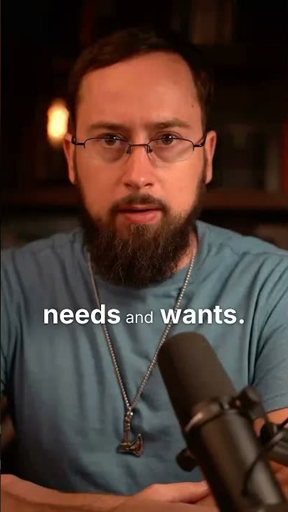 Master your needs and wants
