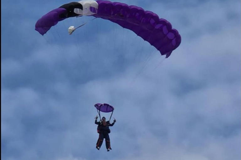 Glasgow care home workers take to the skies to raise money for ...