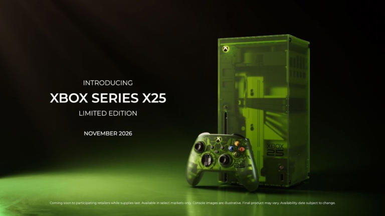 Microsoft unveils Y2K-inspired Xbox Series X25