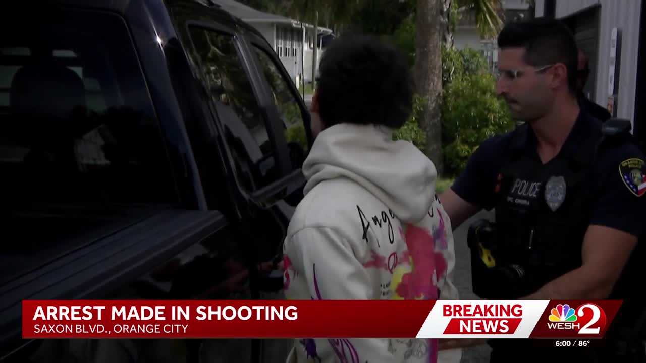 1 in custody after shooting at Orange City plaza, police say