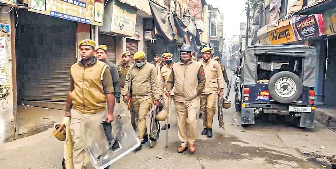 UP police book 8 people, including mosque caretaker, after finding 'I ...