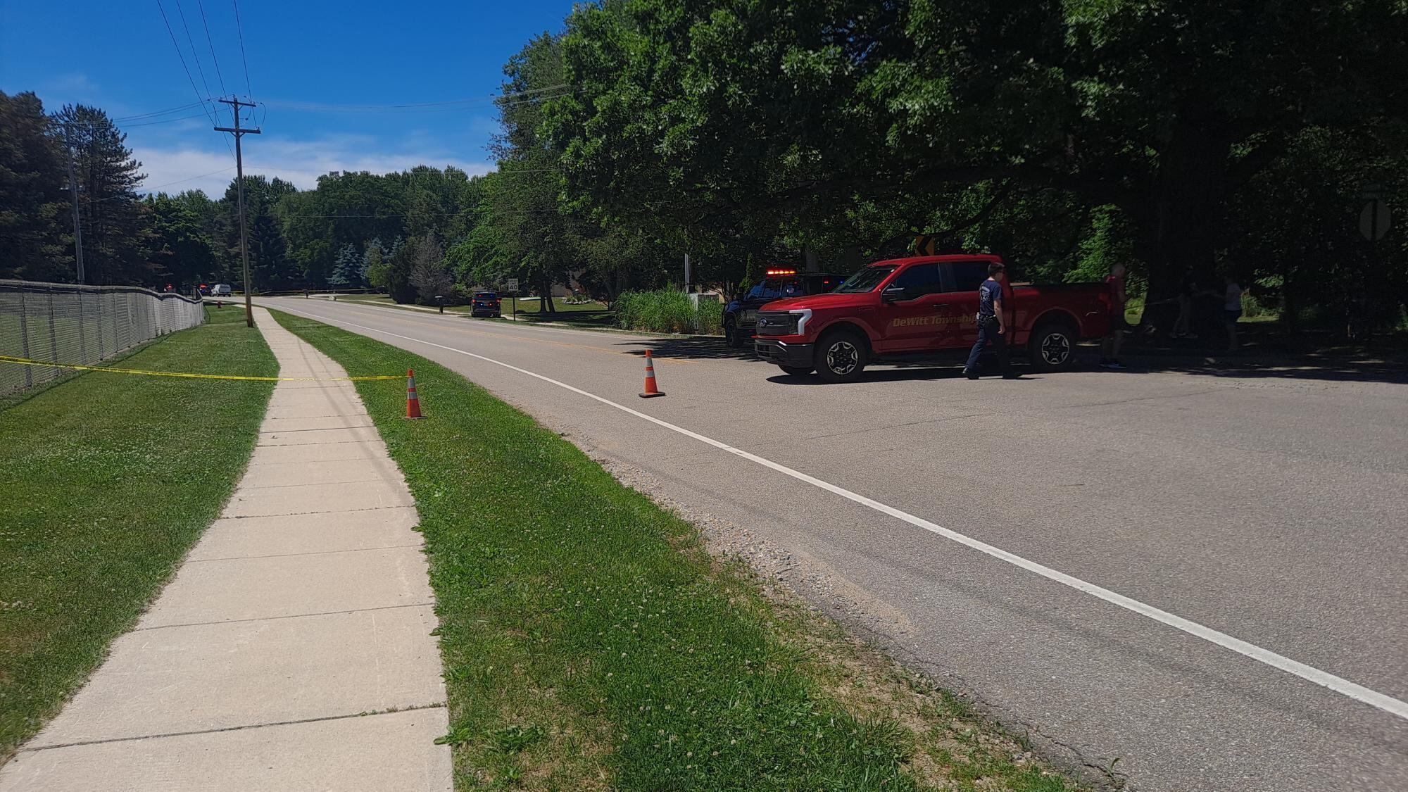 Shots fired incident closed down part of Herbison Road Sunday afternoon