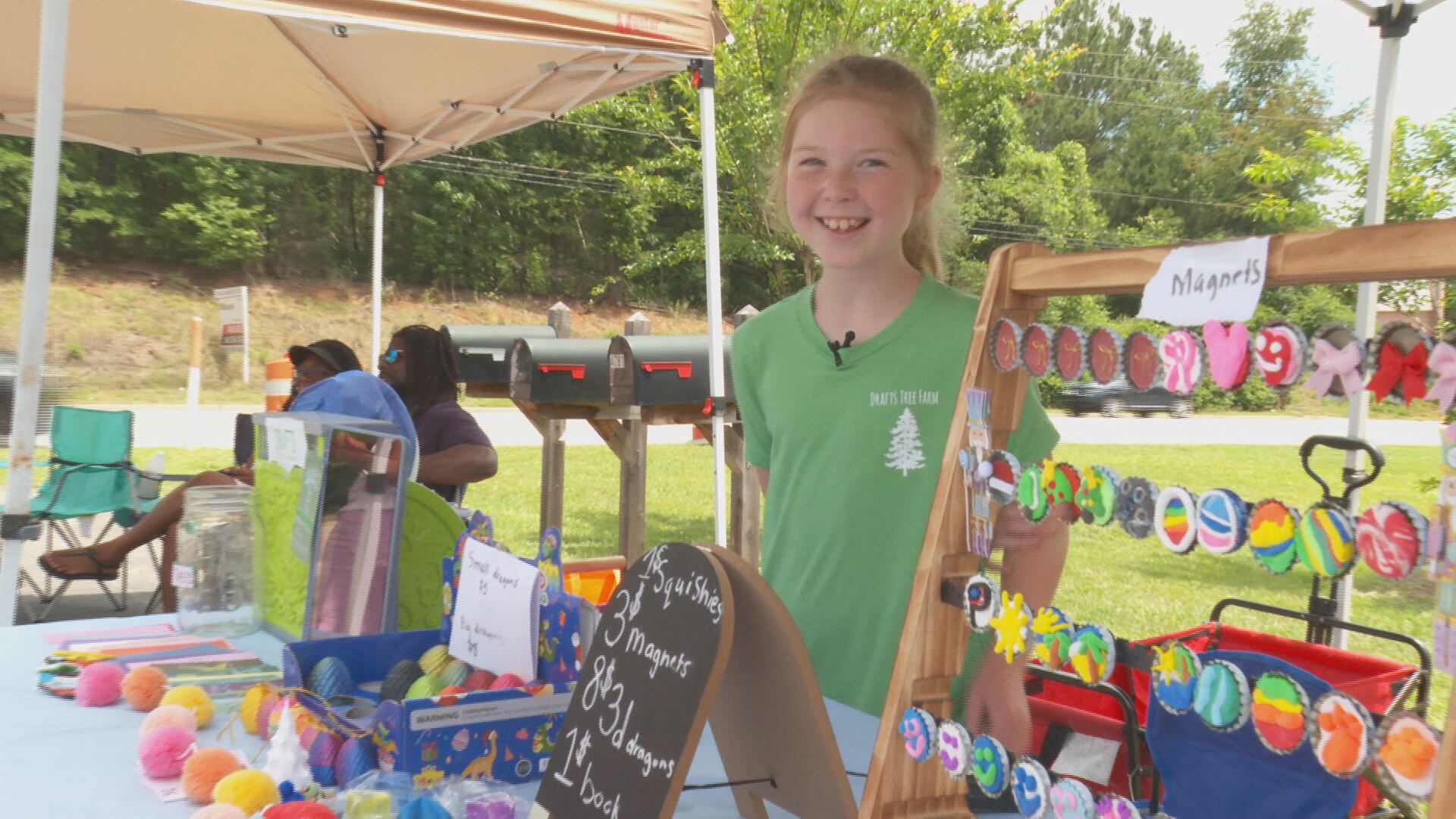 Young entrepreneurs showcase businesses at Lexington kids market