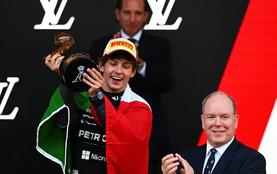 Antonelli takes Monaco win after late-race chaos
