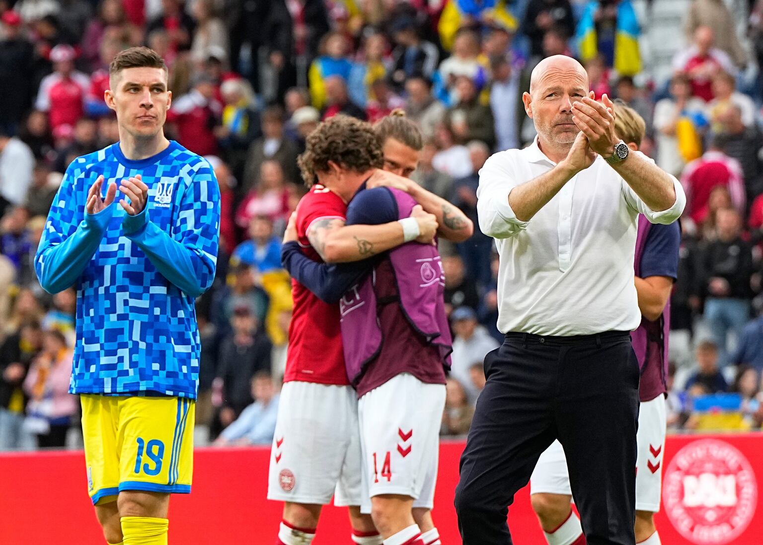 Christian Eriksen 'conscious' after collapsing during Denmark match