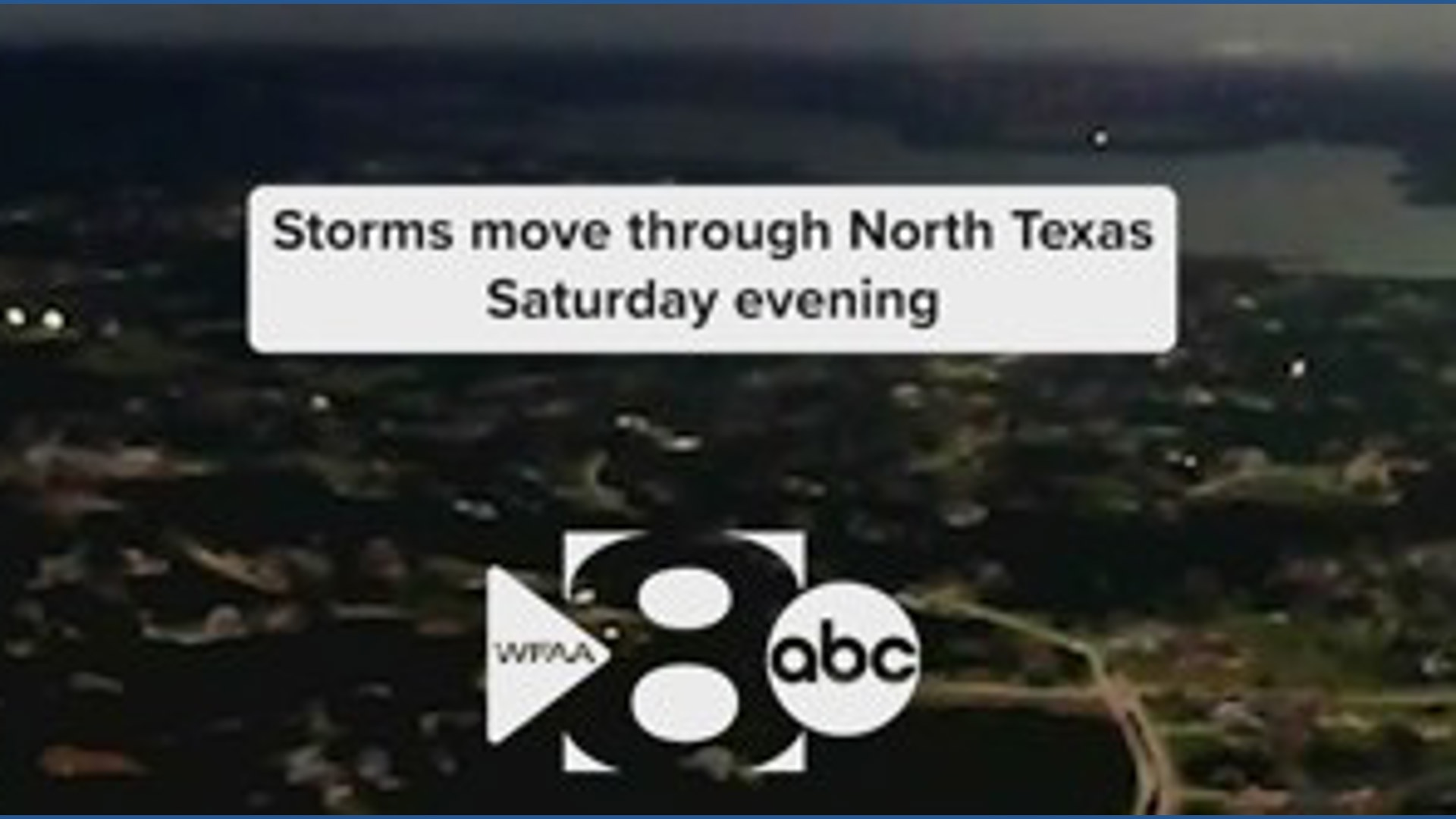 Storms move through North Texas Saturday evening