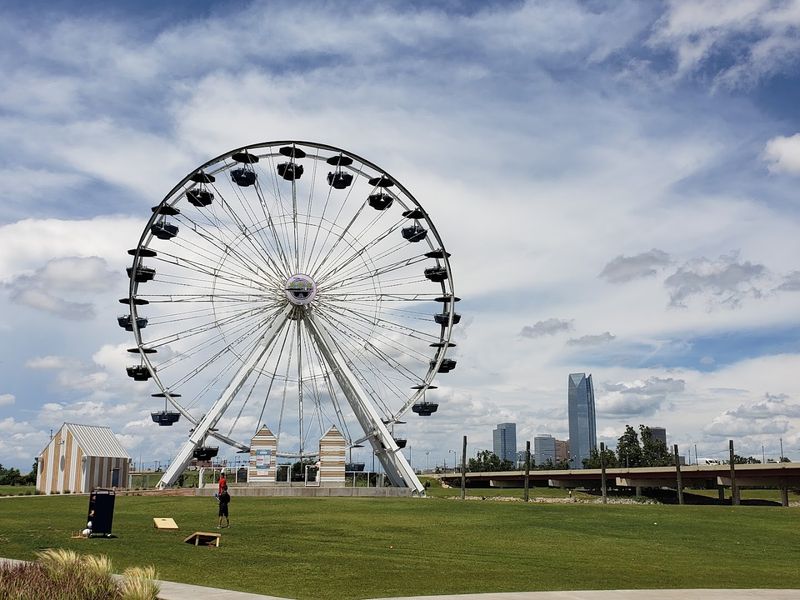 Oklahoma has a 100-foot Ferris wheel straight from the Santa Monica Pier