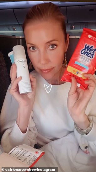 Catriona Rowntree reveals what she always packs in her carry-on bag for ...