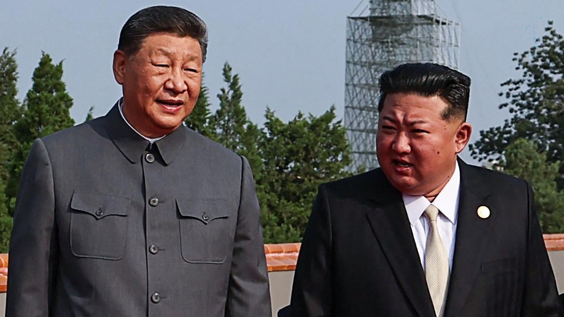 Xi Jinping lands in North Korea to meet Kim Jong Un in rare visit